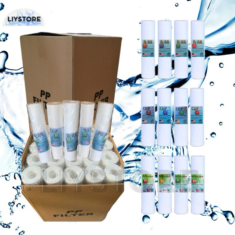 Jual PAKET 1 DUS (50pcs) MIX GRADE B Catridge Filter Air 10 inch / Spun ...