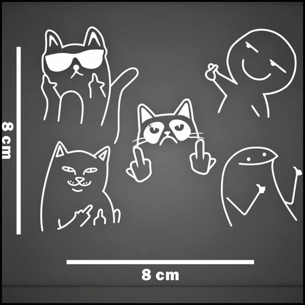 Jual Sticker Stiker Cutting Keren karakter Viral keren Cocok Untuk ...