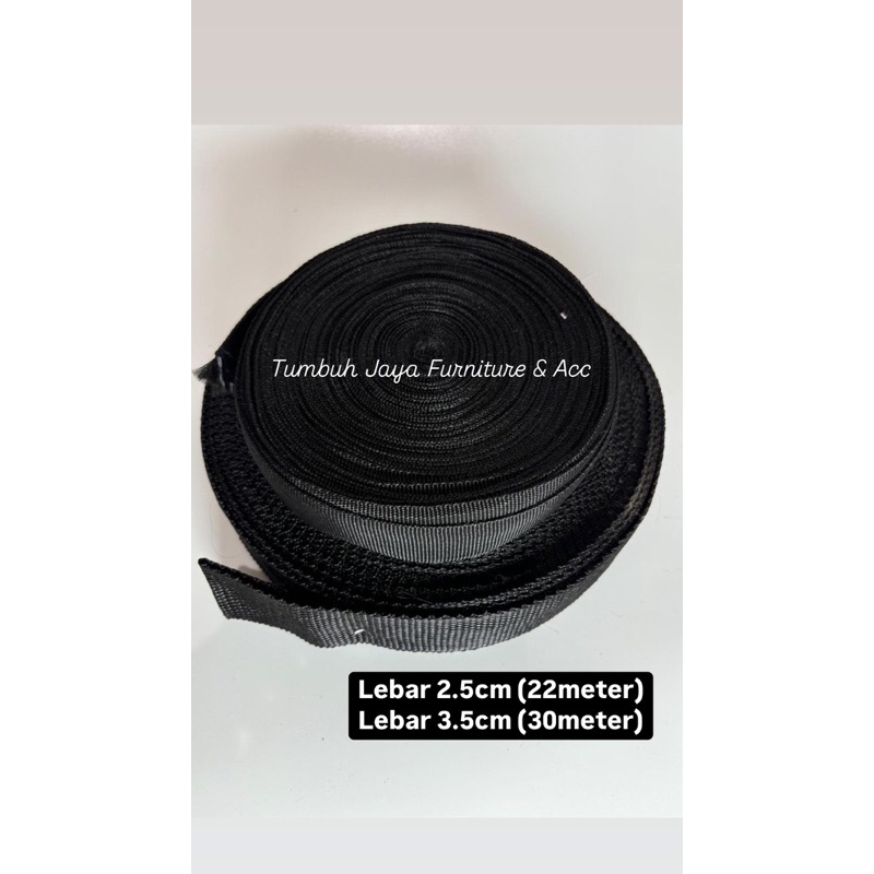 Jual Tali Webbing Tas Tali Bisban Pelipit lebar 2.5cm - 3.5cm | Shopee ...