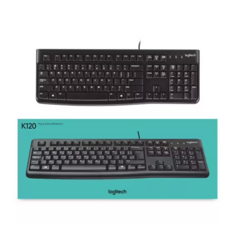 Jual LOGITECH K120 KEYBOARD USB ORI | Shopee Indonesia