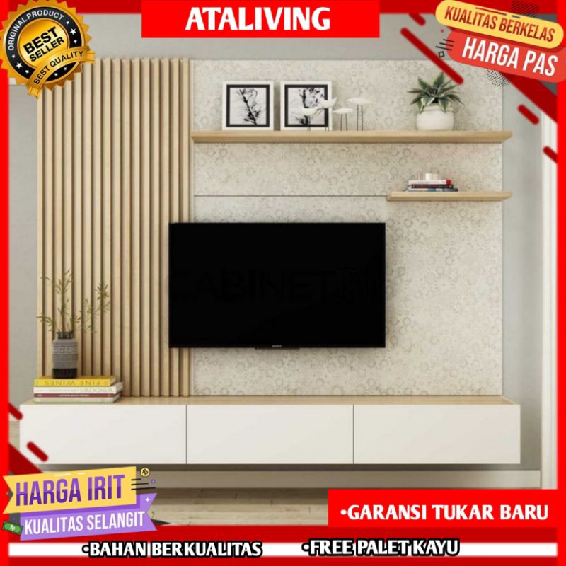 Jual meja tv gantung/rak tv gantung minimalis modern | Shopee Indonesia
