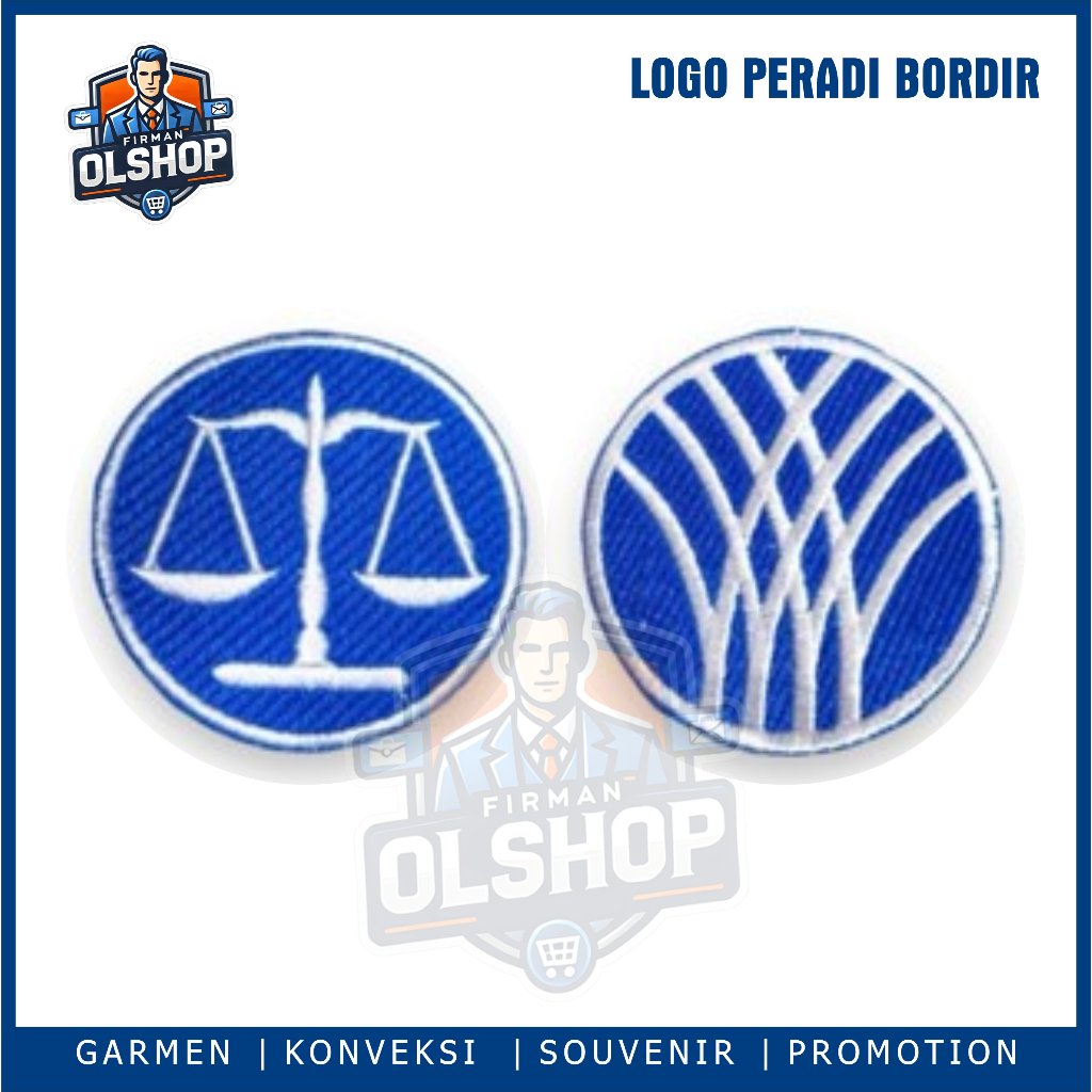 Jual Logo Bedge emblem Peradi Bordir komputer | Shopee Indonesia