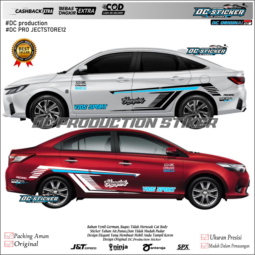 Jual Stiker mobil Vios Cutting Stiker tribal keren terbaru universal ...