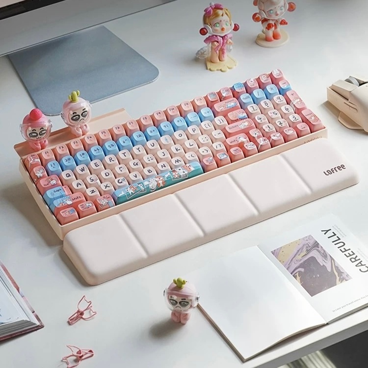 Jual Lofree TOUCH Mechanical Keyboard Wireless Bluetooth Cat and Dog ...