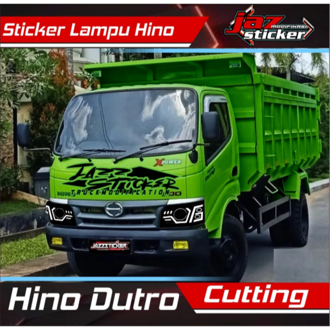 Jual PROMO STICKER CUTTING LAMPU DEPAN HINO DUTRO / HARGA SUDAH ...