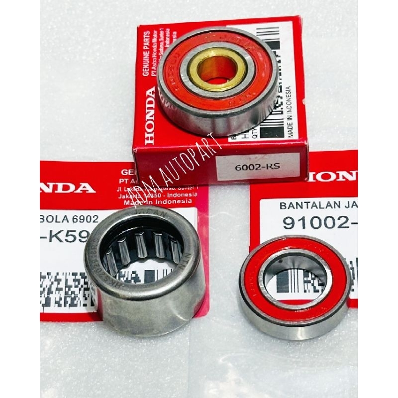Jual Bearing Pully K59+Laher Needle KFG+Bearing CVT Kuningan K59 Vario 150 LED Old Vario 150 New ...