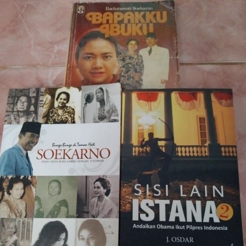 Jual ORIGINAL PAKET 3 BUKU MURAH TENTANG SOEKARNO, SISI LAIN ISTANA ...