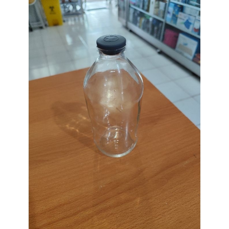 Jual Botol kaca putih tutup karet 500 ml / botol kaca Asi 500 ml ...