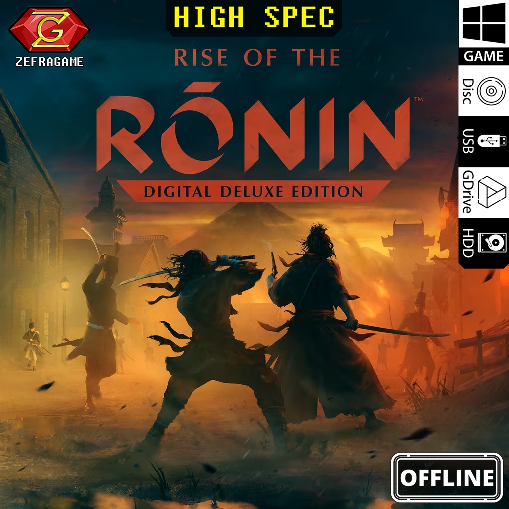 Jual RISE OF THE RONIN Deluxe Edition PC Full Version Games PC Laptop ...