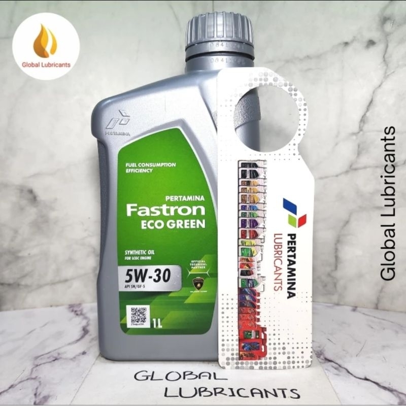 Jual Fully Synthetic! Pertamina Fastron ECO Green 5W-30 1 Liter (Oli ...