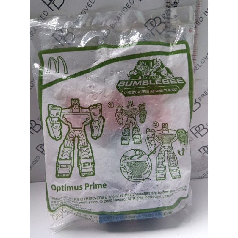 Jual McDonald's Happy Meal- OPTIMUS PRIME Transformers Bumblebee cyberverse Adventures | Shopee ...
