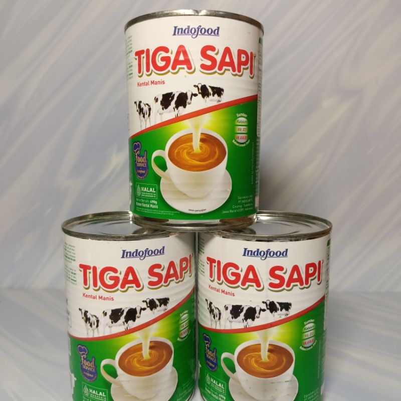 Jual Tiga Sapi Kental Manis 490gr | Shopee Indonesia