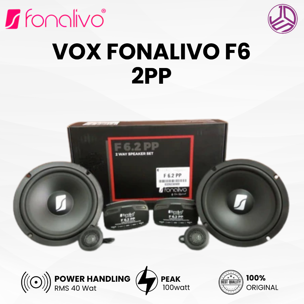 Jual Speaker Fonalivo F 6.2 PP Split 2 Way Component Set | Vox Fonalivo ...
