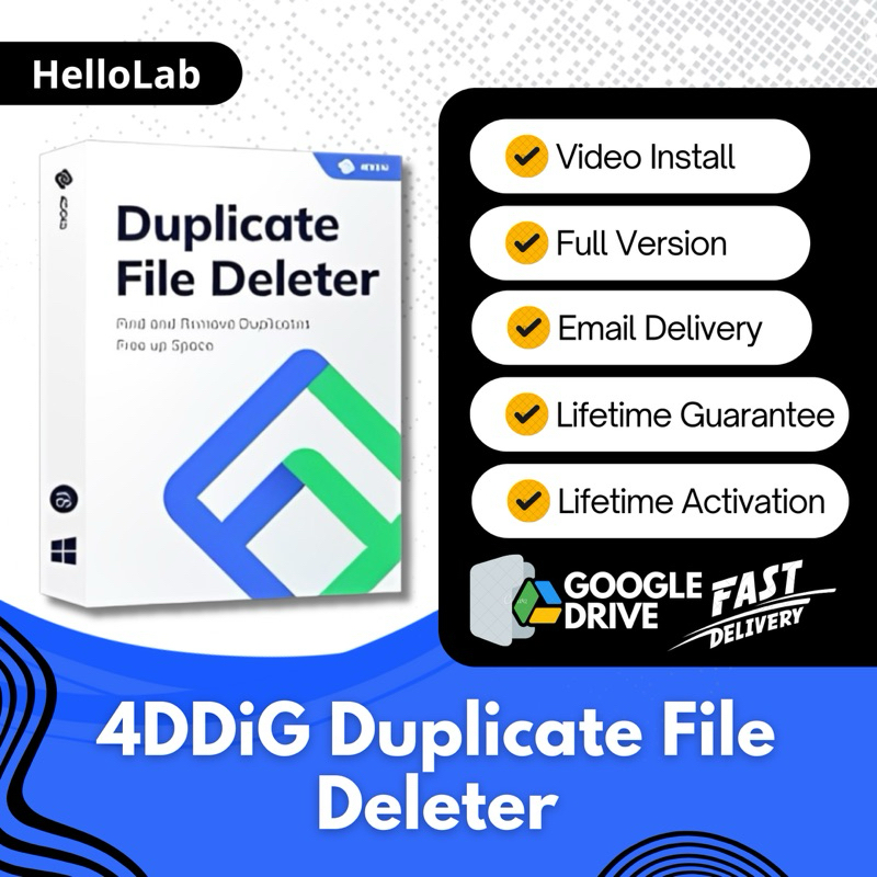 Jual Tenorshare 4DDiG Duplicate File Deleter 2025 v3.0.8.6 Full Version ...