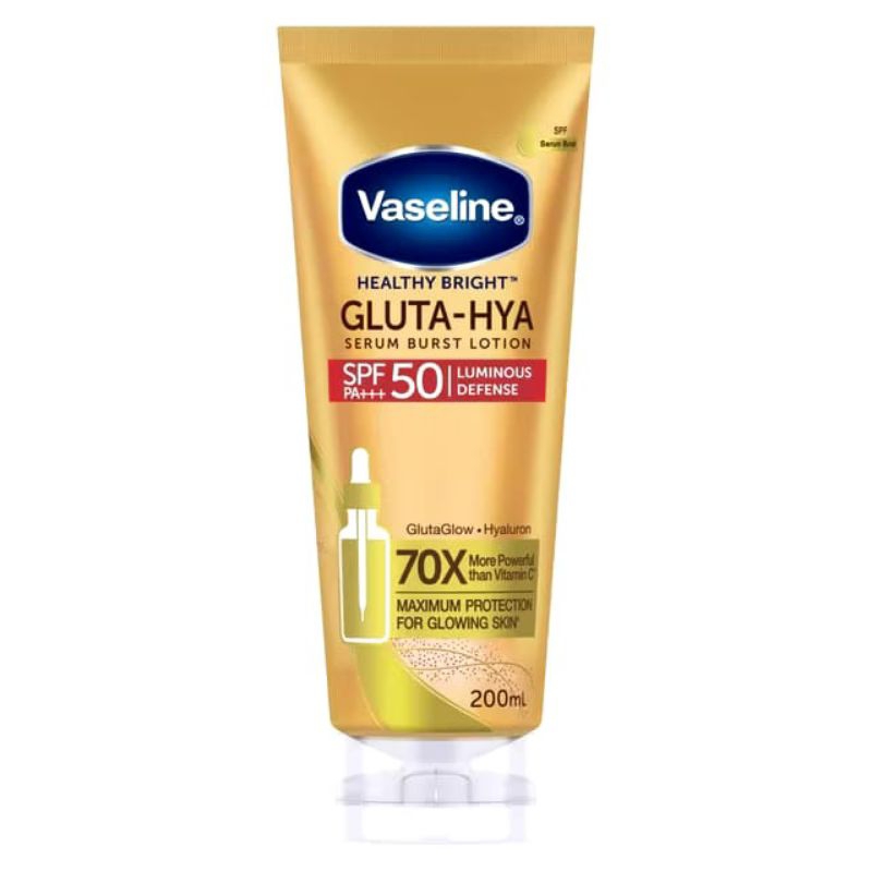 Jual Vaseline gluta hya spf 50 pa+++ 200ml | Shopee Indonesia