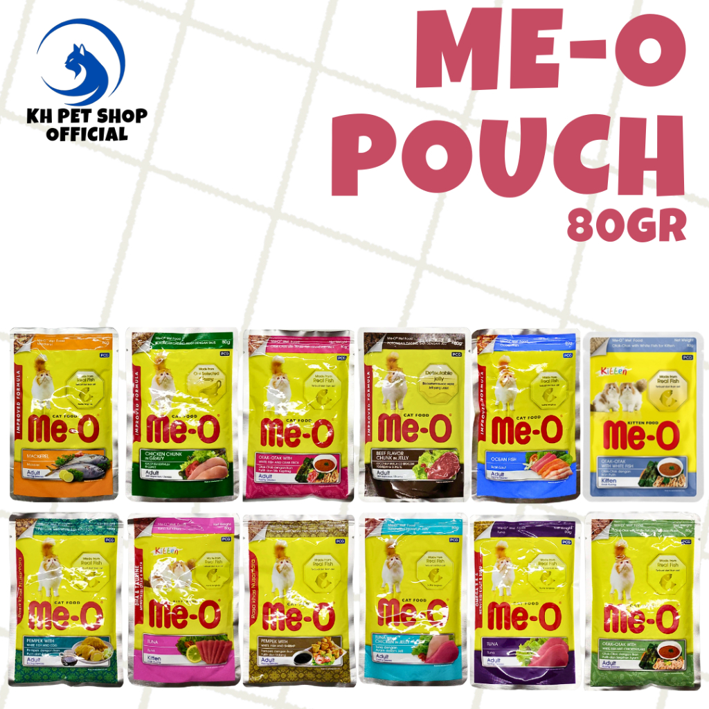 Jual MEO Pouch Adult | Wet cat food 80g | Shopee Indonesia