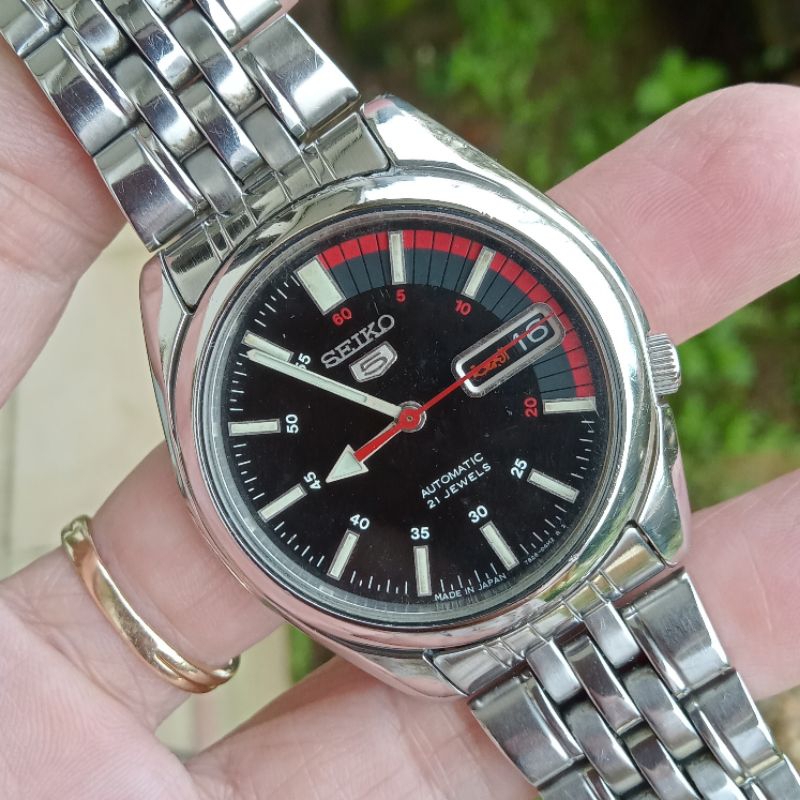 Jual Seiko Automatic cal 7s26 Rally Black Dial | Shopee Indonesia