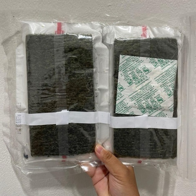 Jual ONIGIRI TRIANGLE 100 LEMBAR / MUSUBI NORI / NORI SEGITIGA HALAL ...