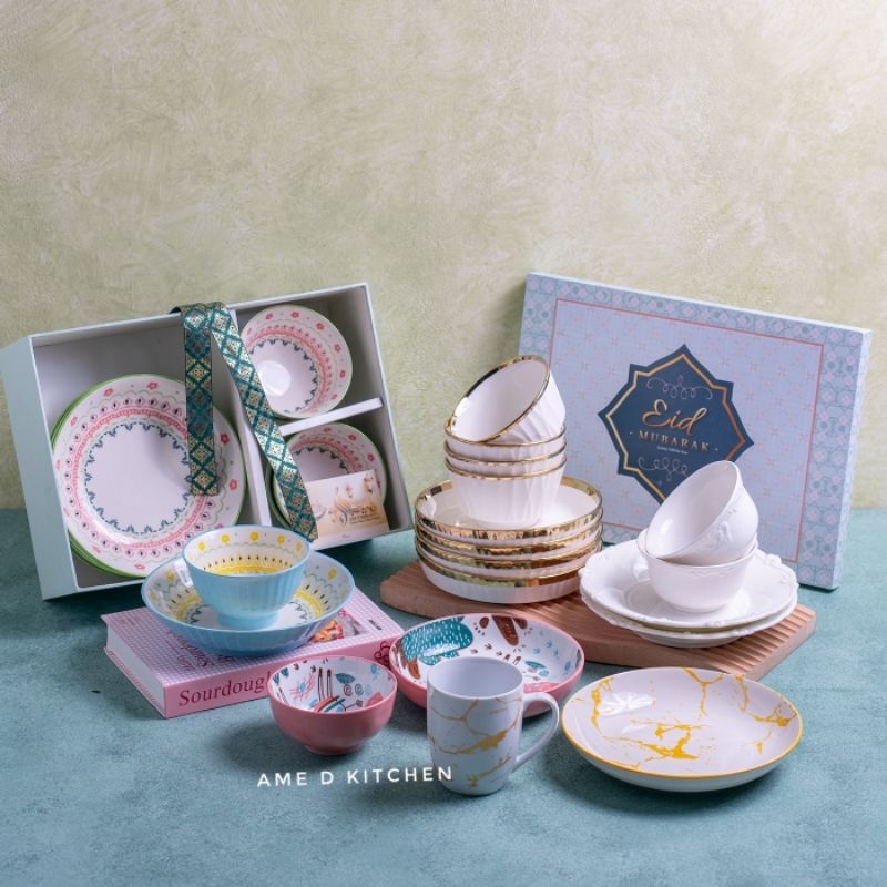 Jual Hampers Ramadhan Lebaran Idul Fitri Gift Piring Mangkok / Mug Set ...