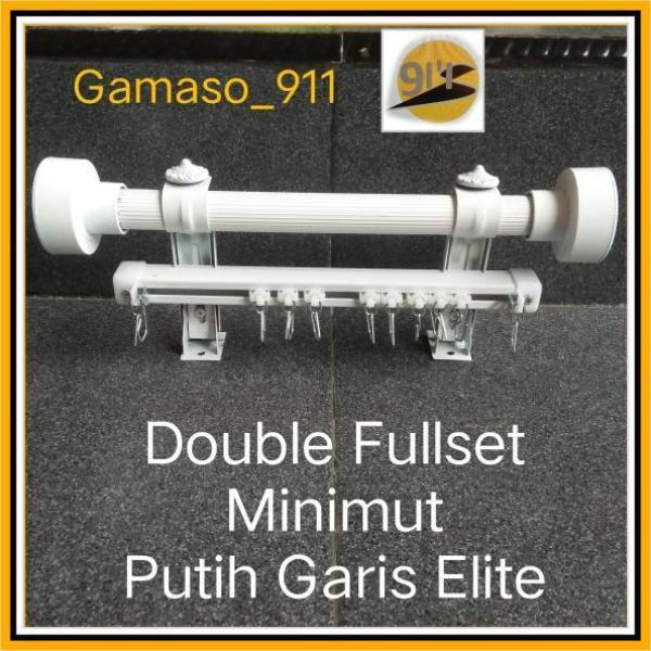 Jual Rollet Besi Gorden Double Fullset Minimut Batang Garis dan Ulir ...