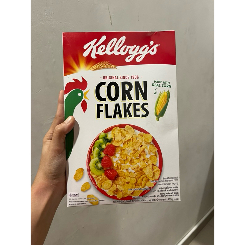 Jual Kellogg’s Cornflakes 275gr KEMASAN ASLI, bukan CURAH | Shopee ...