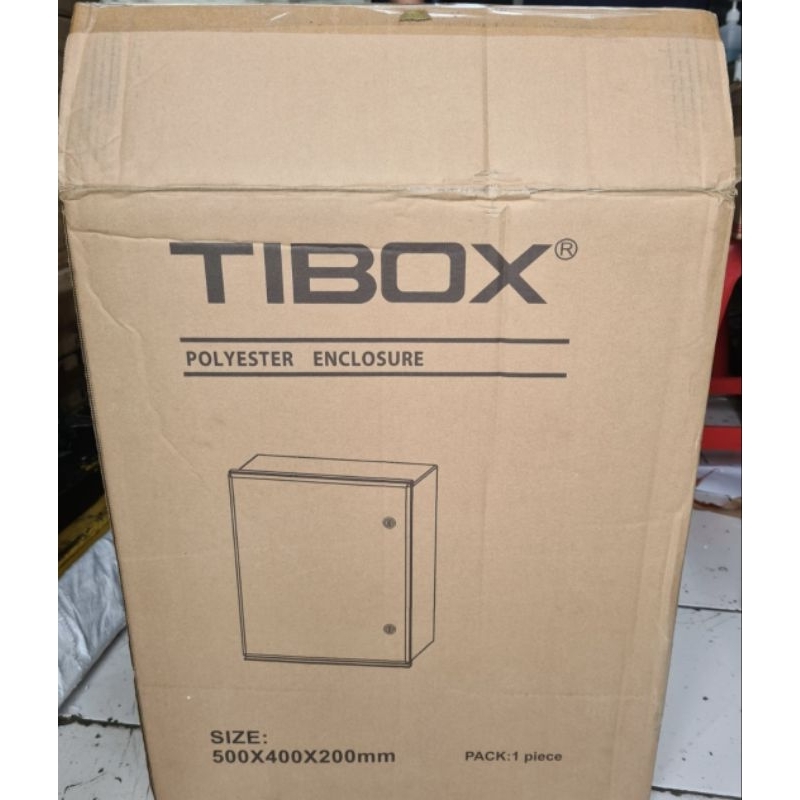 Jual Box Panel PVC TIBOX 500x400x200 mm TIP 54 Polyester Enclosure IP65 ...