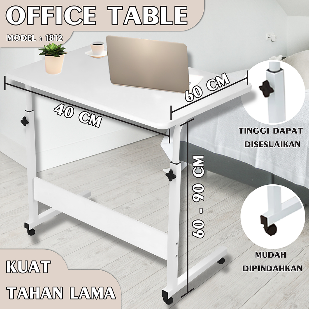 Jual BG Sport Meja Laptop Minimalis Adjustable Office Table Model ...