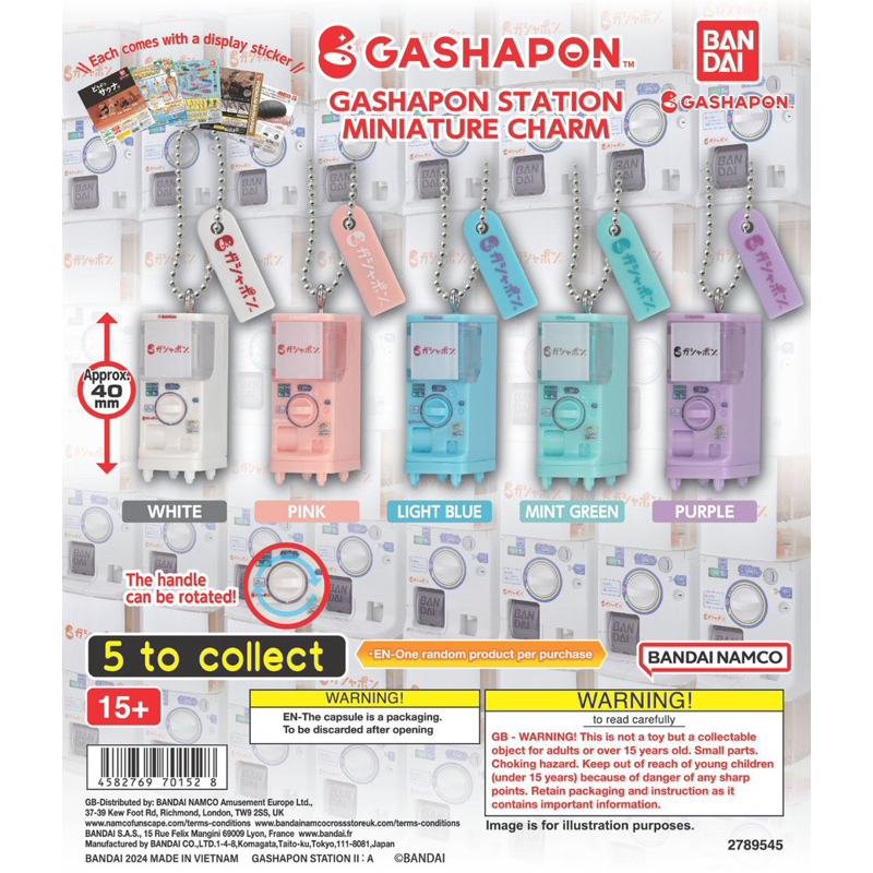Jual Station gashapon miniature charm capsule toys mini mesin gacha ...