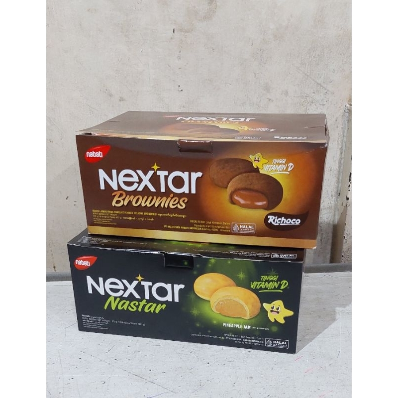 Jual Nextar Nabati 42g PAK isi 10 pcs - Nanas Brownies | Shopee Indonesia