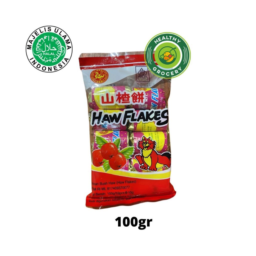 Jual Sanca Haw Flakes Permen Buah Haw 100gr / Hawflakes Isi 10/ sanca ...