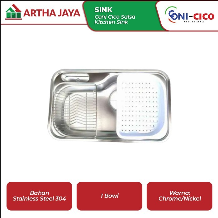 Jual COSMIS BAK CUCI PIRING CONI CICO SALSA KITCHEN SINK | Shopee Indonesia