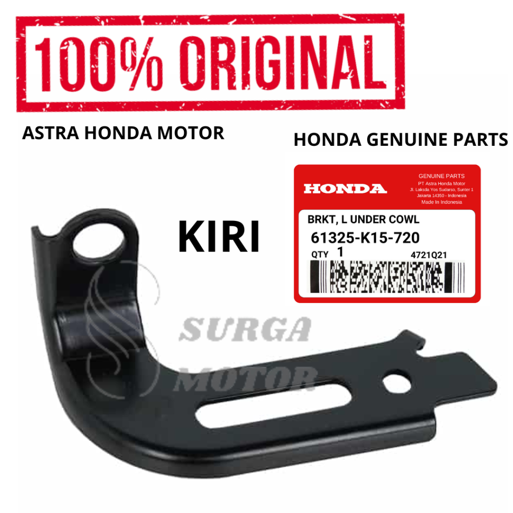 Jual Bracket Kiri Under Cowl CB150R StreetFire K15P Original Honda AHM ...