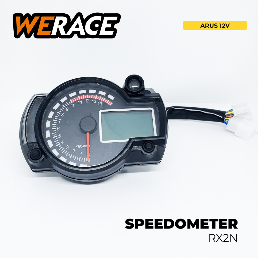 Jual WERACE Speedometer Digital Sensor Model Koso RX2N Universal Spidometer Spido RX2 LED ...