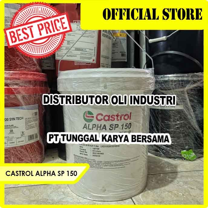 Jual CASTROL ALPHA SP 150 ( OLI GEAR ISO VG 150 ) | Shopee Indonesia