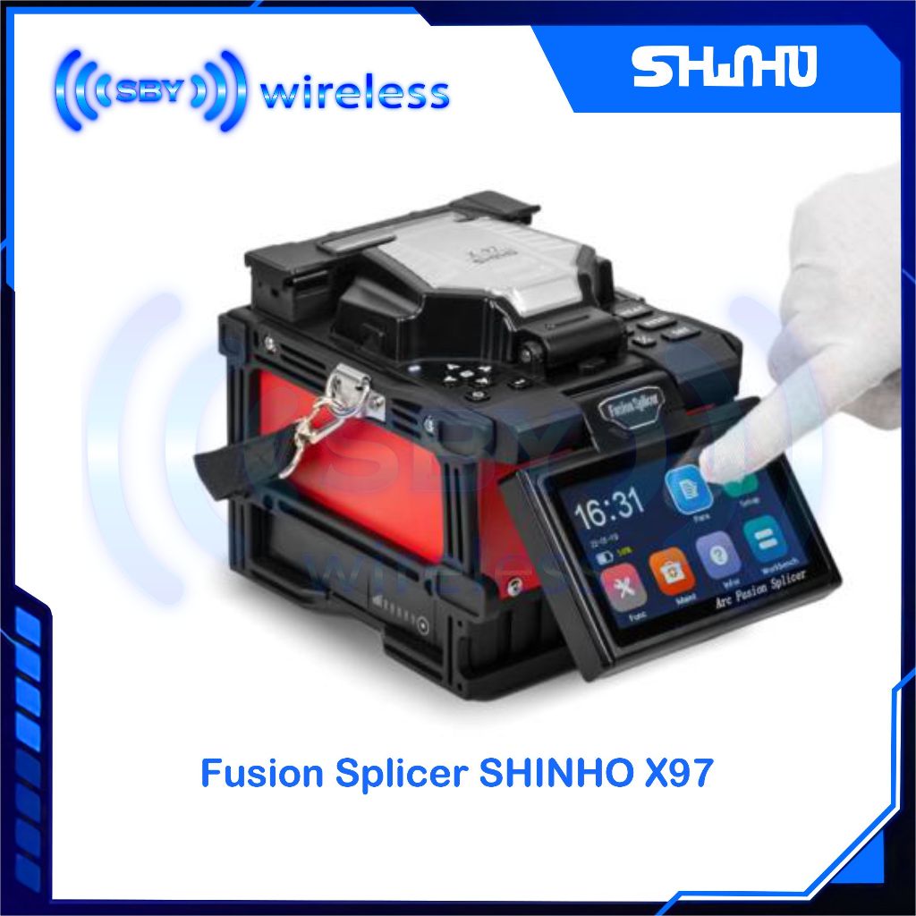 Jual SHINHO X-97 FUSION splicer 4 motor alat sambung Kabel FTTH fiber ...