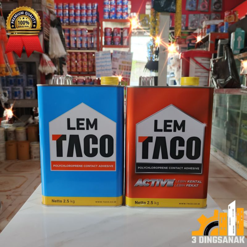 Jual LEM TACO/LEM TACO AKTIVE/LEM HPL/LEM PVC/LEM VINYL/LEM SEPATU/LEM ...