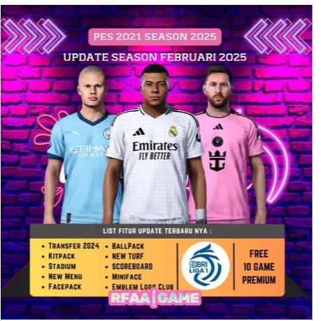 Jual PES 2021 PATCH SEASON 2025 - GAME PC - GAME LAPTOP - GAME OFFLINE ...
