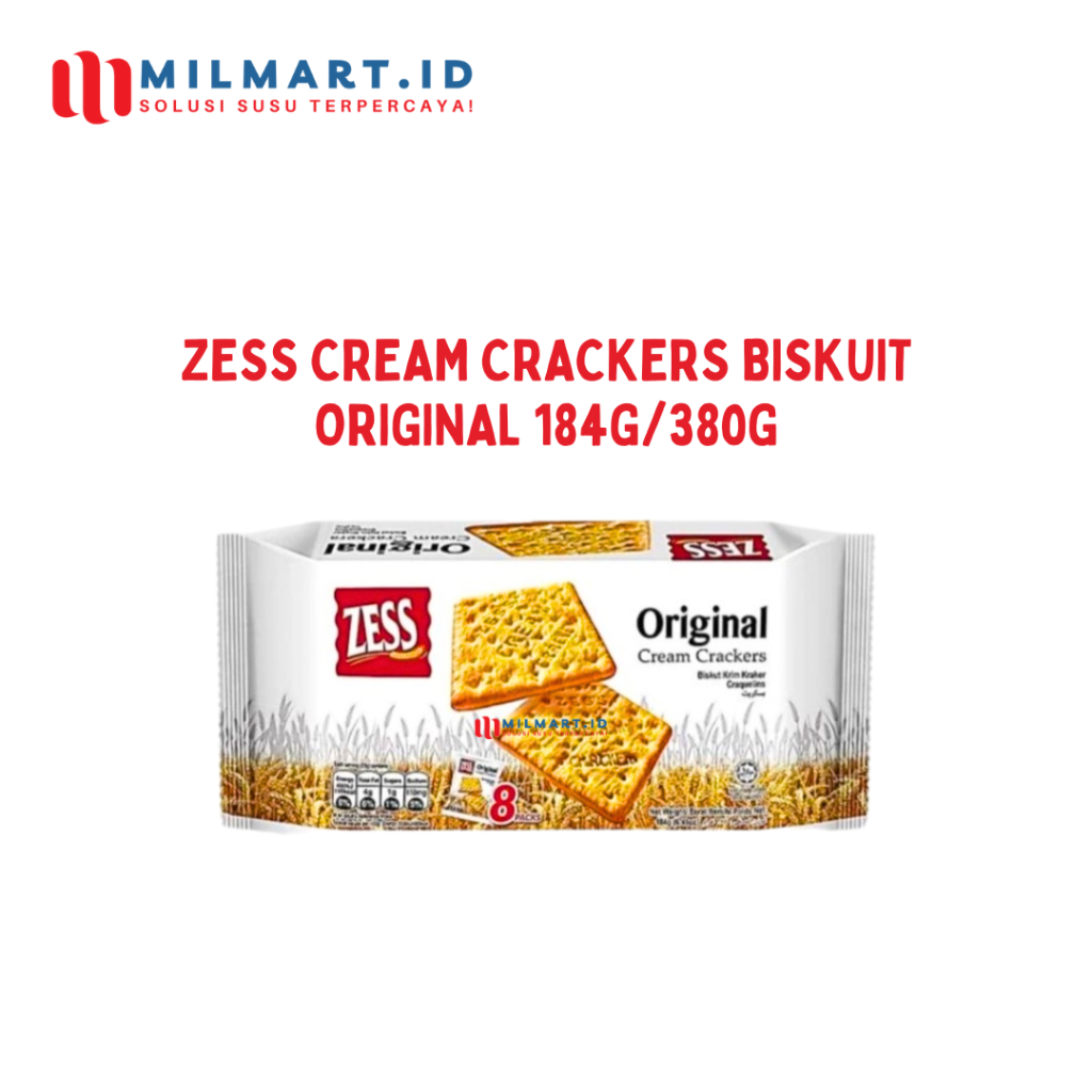 Jual ZESS CREAM CRACKERS ORIGINAL BISKUIT ASIN CAMILAN ZESS JAJANAN ...