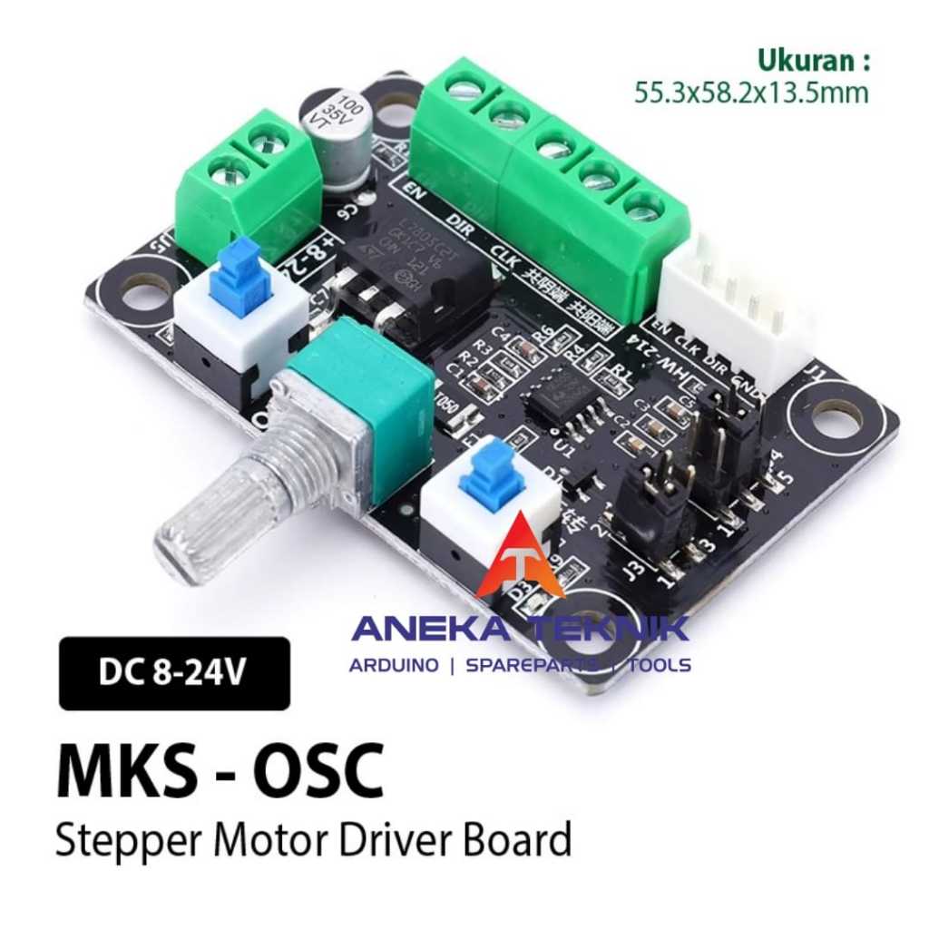 Jual MKS OSC Stepper Motor Driver Board Controller Speed Regulation Pulse PWM | Shopee Indonesia