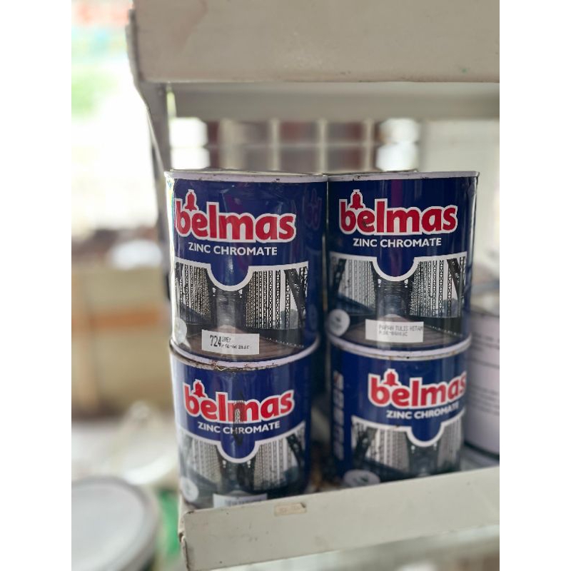 Jual belmas zinc chromate / meni besi belmas 1kg | Shopee Indonesia