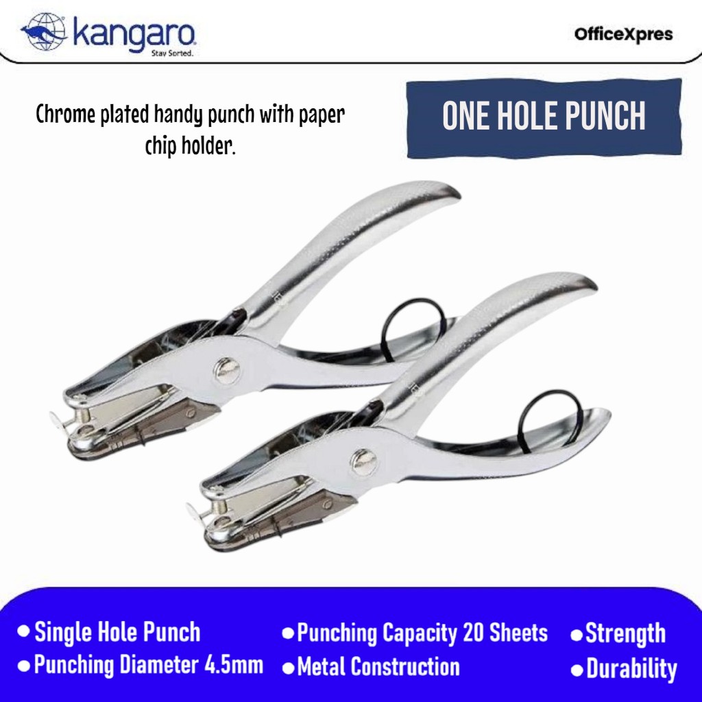 Jual One Hole Punch / Single Hole Punch / Pembolong Kertas 1 Lubang ...