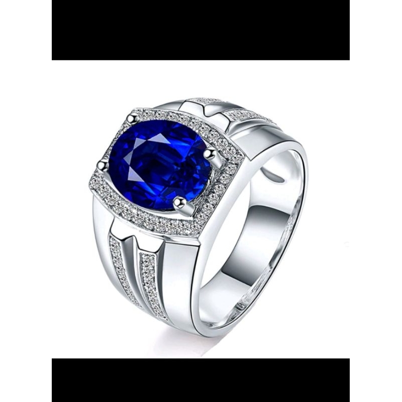 Jual CINCIN BATU KING SAFIR PERMATA ROYAL BLUE BANGKOK KUALITAS SUPER ...
