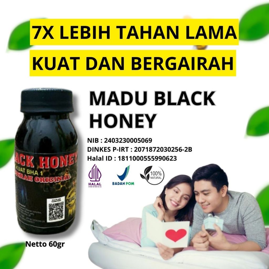 Jual MADU HERBAL KUAT PRIA BLACK HONEY PREMIUM 100% ORIGINAL PENAMBAH ...