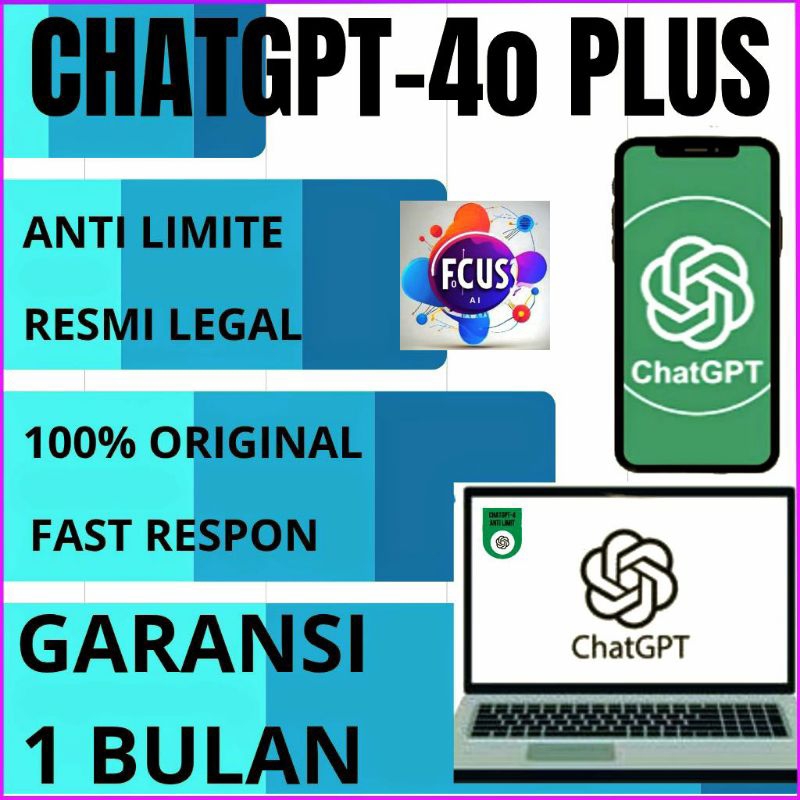 Jual ChatGPT Plus Premium Garansi 1 Bulan. | Shopee Indonesia