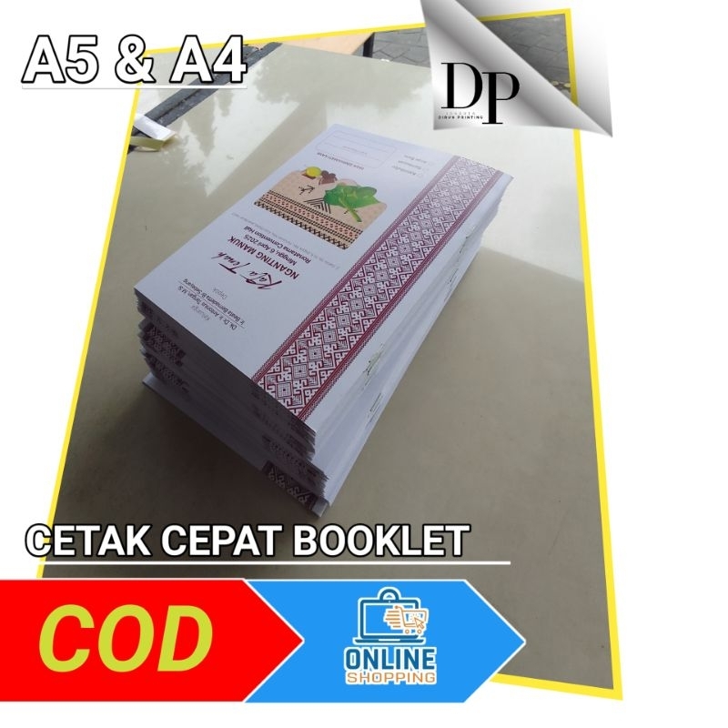 Jual cetak cepat booklet ukuran A5 & A4 | Shopee Indonesia