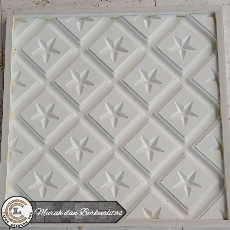 Jual Cetakan Masif GRC Model Panel Dinding Motif tipe Cekung Bintang ...