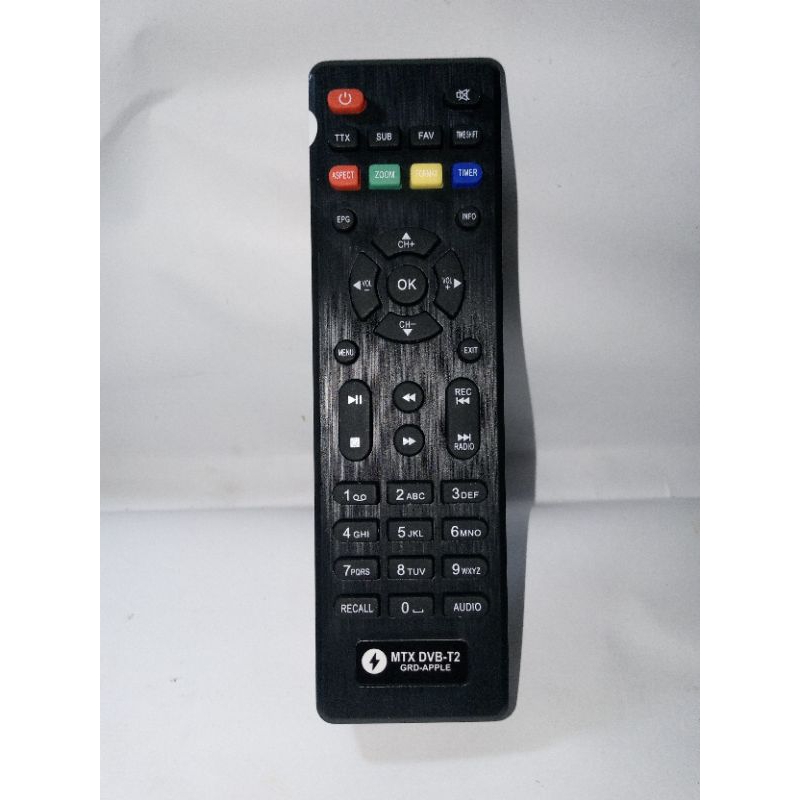 Jual Remote Set Top Box STB Matrix DVB-T2 Garuda Apple Gratis Baterai ...