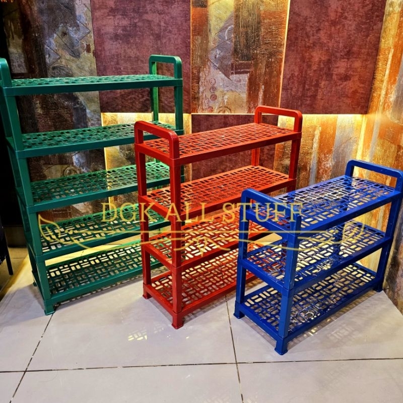 Jual Rak Sepatu Sandal Sendal Plastik Tebal Kokoh Kuat Besar Jumbo ...