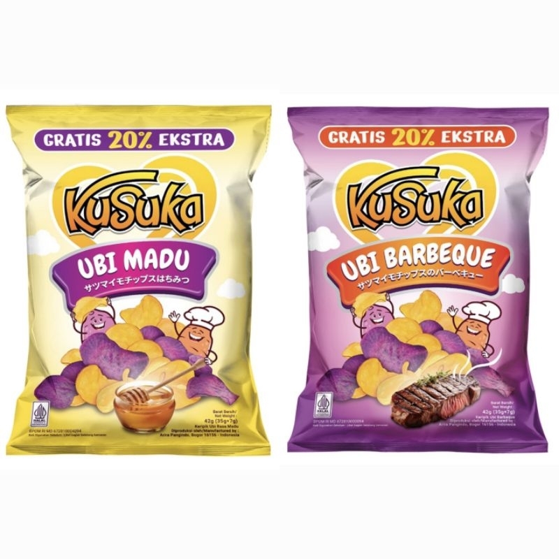 Jual KuSuka Keripik Ubi Makanan Ringan Snack 42 g | Shopee Indonesia