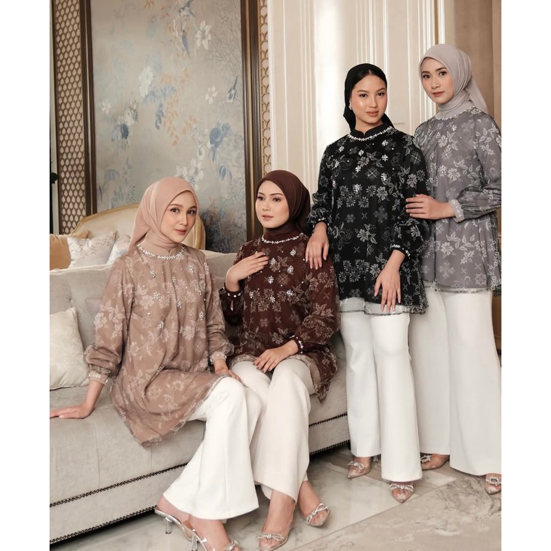 Jual Ready kaleela lonila Blouse | Blouse Raya | Blouse payet | Blouse ...